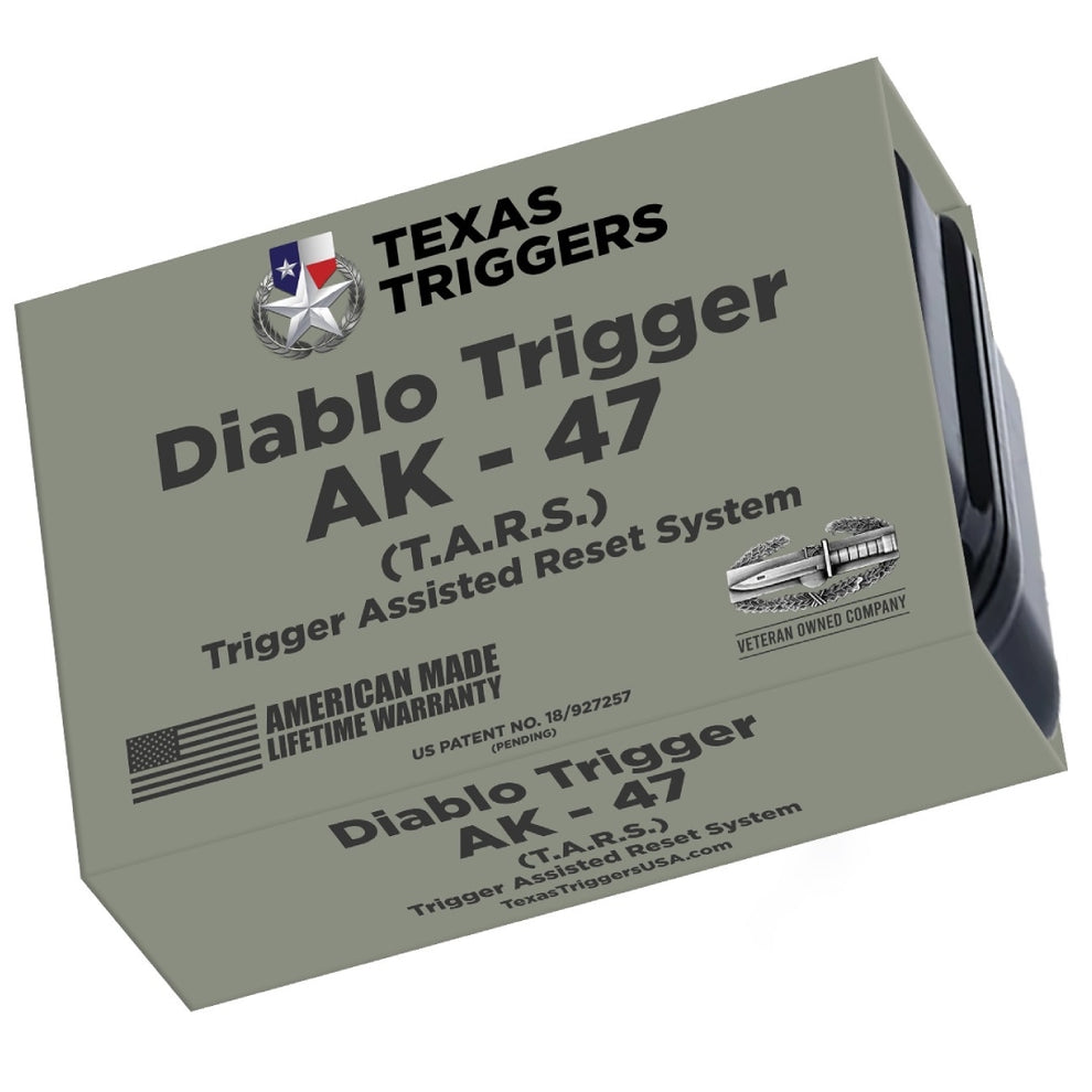 TEXAS TRIGGERS - Diablo Trigger AK-47 FRT (Forced Reset Trigger) – Iron ...